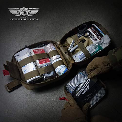 EVERLIT Survival 36 Inch Splint - Lightweight Reusable Combat Splint, Waterproof First Aid Medical Tactical Field Splint For Bone Fracture Treatment (36" Folded)