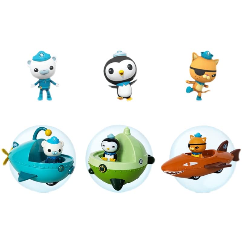 FANSACK Octonauts Toys Pull-Back Rescue Vehicle - Octonauts GUP Toy The Best Gift for Christmas Birthday Halloween (Barnacles)