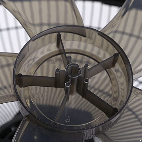 YiZYiF Universal Plastic 5 Leaves Fan Blade Household Standing Pedestal Fan Table Fanner Replacement Part General Accessories Black 16 inches