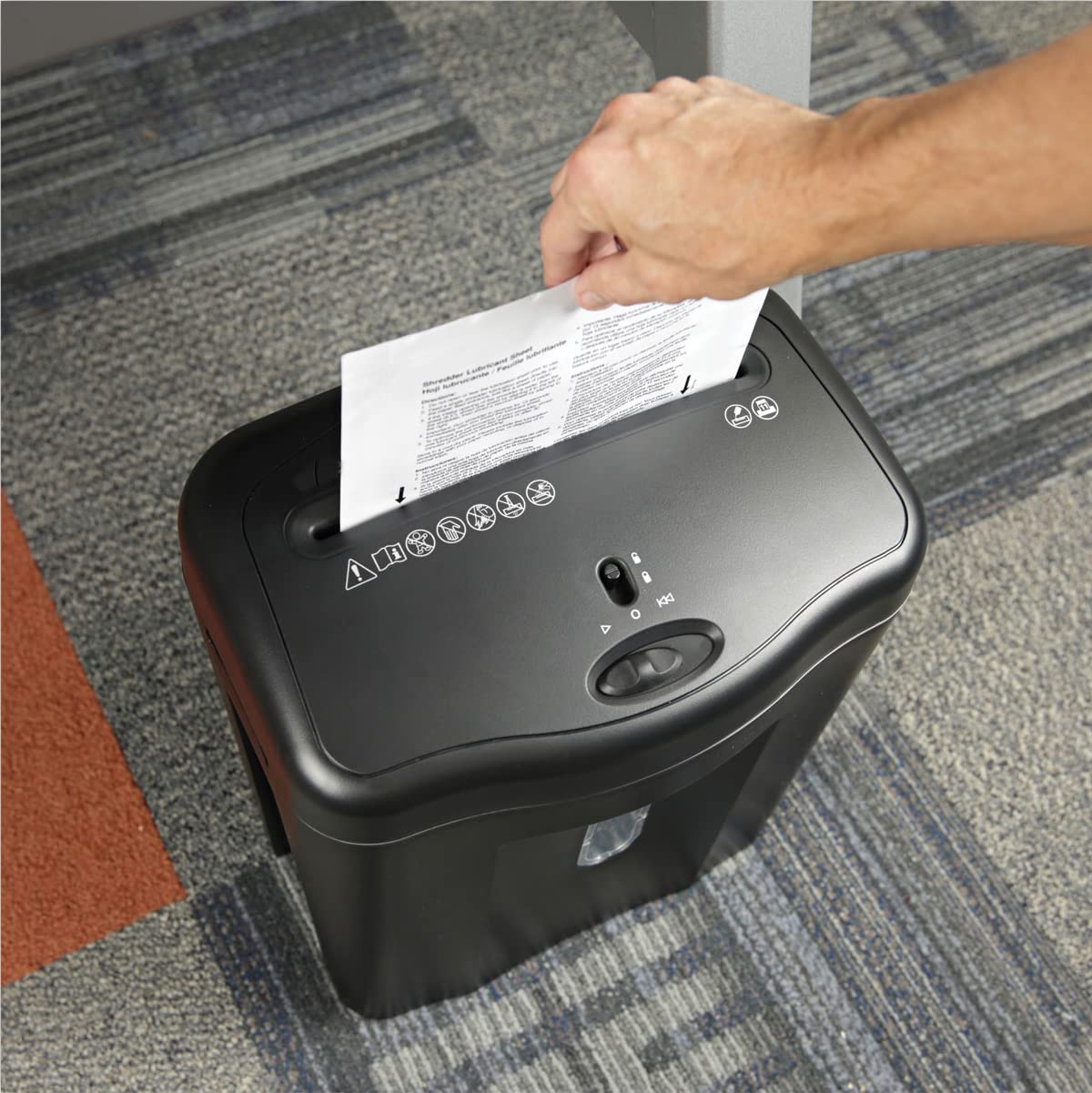 Paper Shredder Lubricant Sheets, Shredder Sharpening & Lubricating Sheets, Mess-Free Easy to Use - 5.5" x 2.8-24 Pack