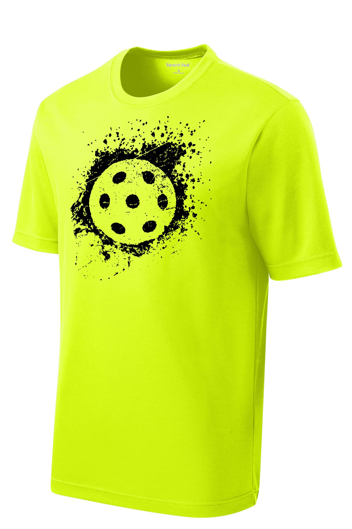 Dinkers & Bangers - Rugged Pickleball - Men's Performance T-Shirt - Neon Yellow - XL