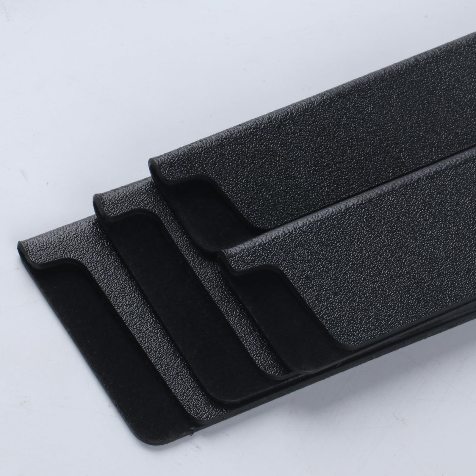 Knife Guards, 4pcs Universal Knife Edge Guards Set, Kitchen Knife Cover Sleeves, Kitchen Knives Edge Guards, Knife Sheath, Knife Protectors Covers, Black Knife Blade Guards Protector