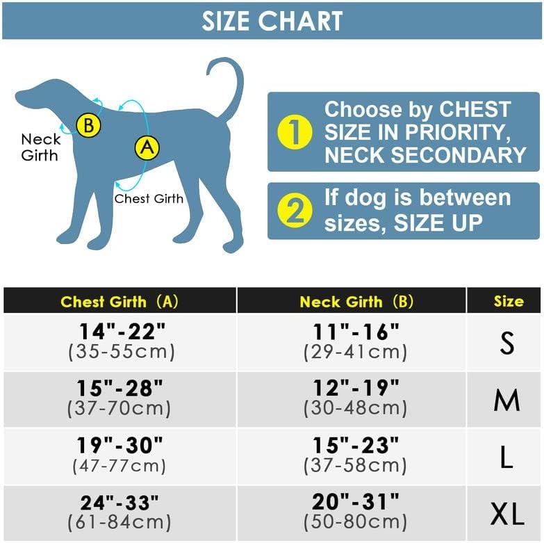 ThinkPet No Pull Harness Breathable Sport Harness with Handle-Dog Harnesses Reflective Adjustable for Medium Large Dogs,Back/Front Clip for Easy Control M Neon Orange