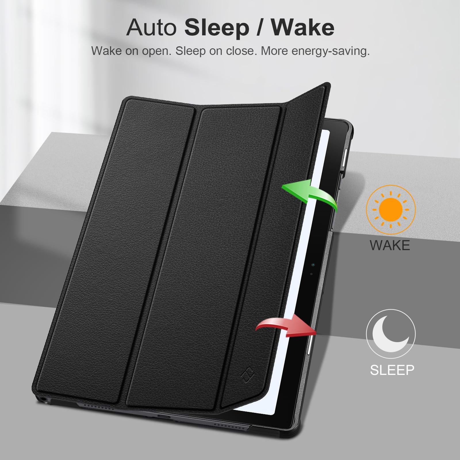 Fintie Slim Case for Samsung Galaxy Tab A8 10.5 Inch 2022 Model (SM-X200/X205/X207), Ultra Thin Lightweight Hard Back Shell Tri-Fold Stand Cover with Auto Wake/Sleep, Starry Sky