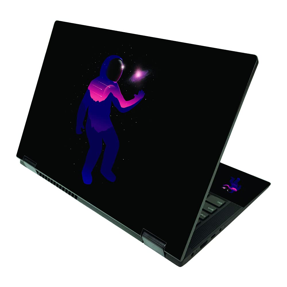 MightySkins Skin Compatible With Lenovo IdeaPad Flex 5 2-in-1 15" (2021) - Astronaut | Protective, Durable, and Unique Vinyl Decal wrap cover | Easy To Apply and Change Style | Made in the USA