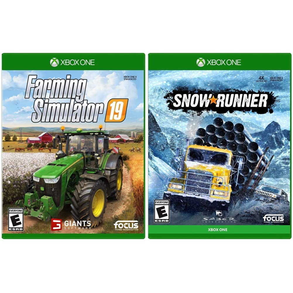 Farming Simulator 19 - Xbox One and Snowrunner (Xb1) Bundle