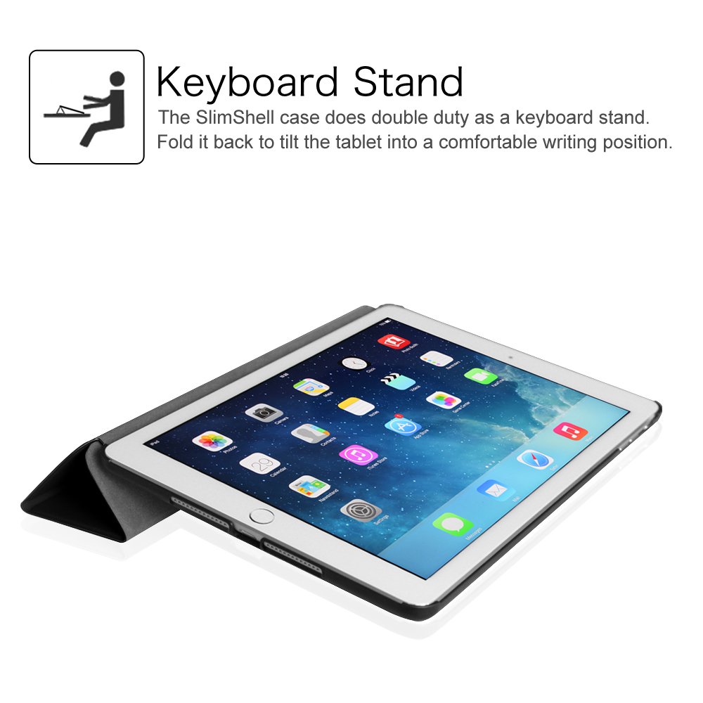Fintie SlimShell Case for iPad 6th / 5th Generation (2018 2017 Model, 9.7 Inch), iPad Air 2 / iPad Air 1 (9.7 Inch) - Lightweight Stand Smart Protective Cover with Auto Sleep/Wake, Cloudy Marble