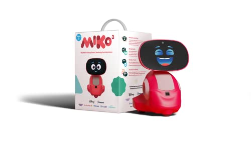 Miko 3: AI-Powered Smart Robot for Kids | STEM Learning & Educational Robot | Interactive Robot with Coding apps + Unlimited Games + programmable | Birthday Gift for Girls & Boys Aged 5-12