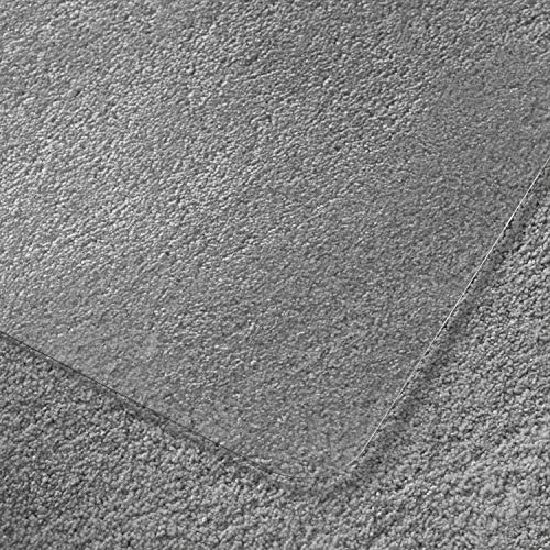 Floortex Polycarbonate Chair Mat 47" x 35" for Low/Medium Pile Carpets