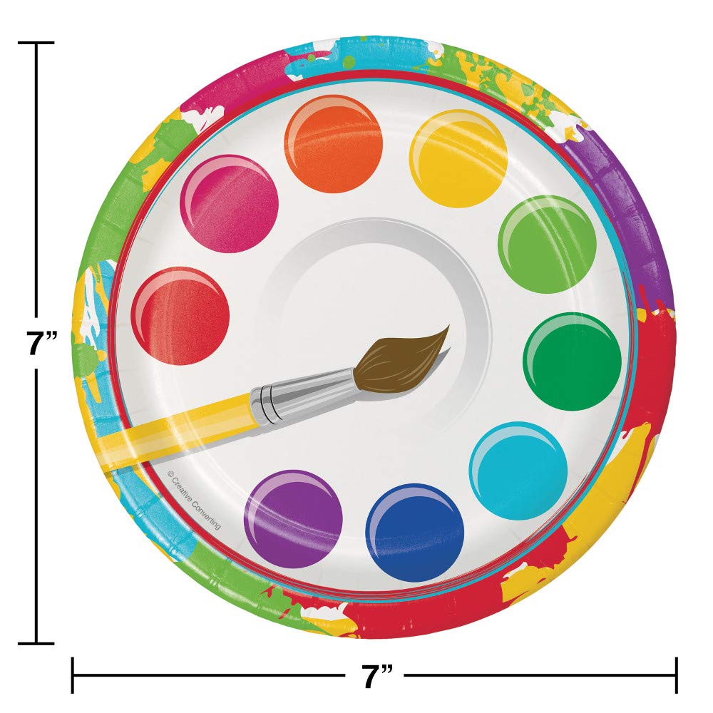 Creative Converting Art Birthday Party Supplies Kit, Serves 8