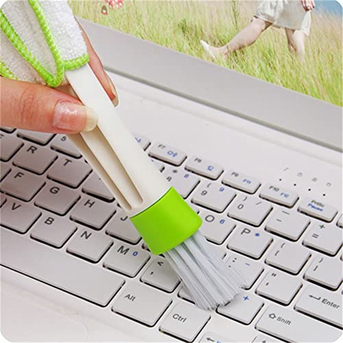 LIUCM Cleaning Brush For Air Outlet Of Two-Headed Car Air Conditioner, Soft Brush For Instrument Panel Dusting, And Cleaning Articles For Interior Decoration