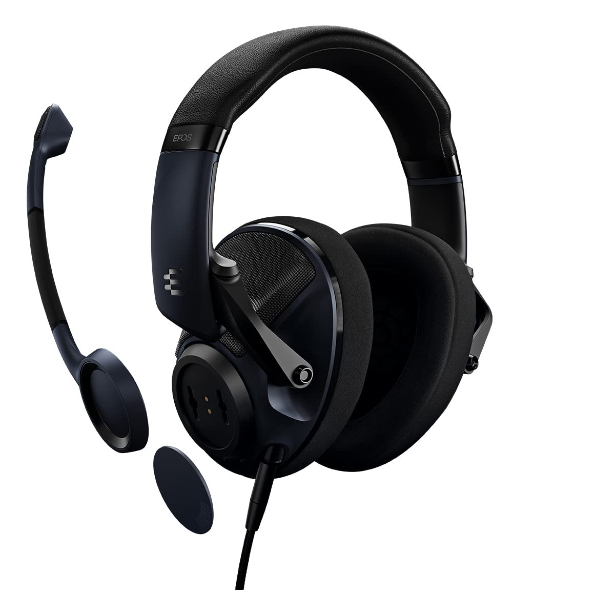 EPOS Audio PC Gaming Audio Bundle with H6PRO Open Acoustic Gaming Headset (Sebring Black) and GSX 300 External Audio Card (Black) (1001166)