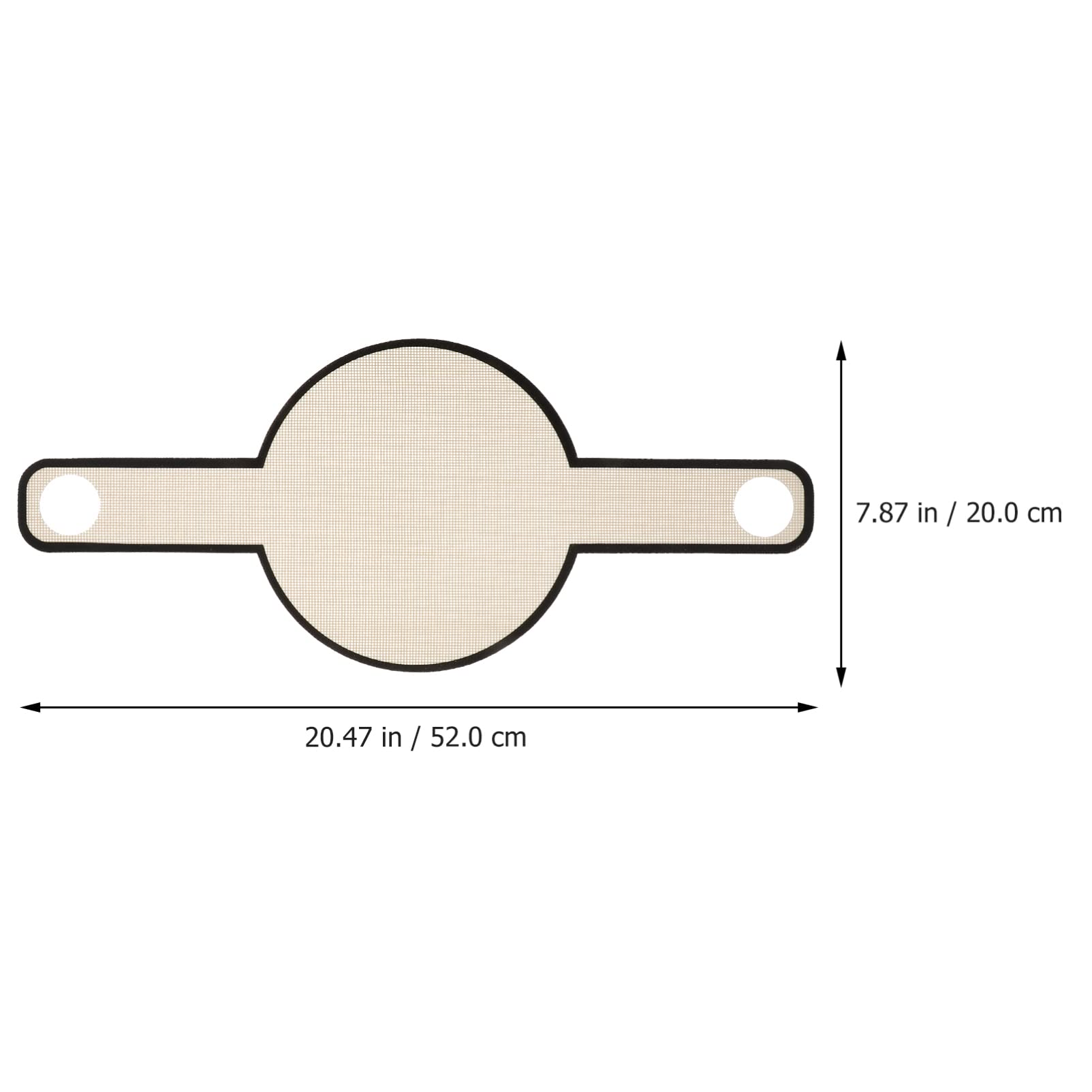 Hemoton Silicone Baking Mat Non Stick: Baking Sheet Reusable Parchment Paper Silicone Bread Sling for Dutch Oven Accessories Brown