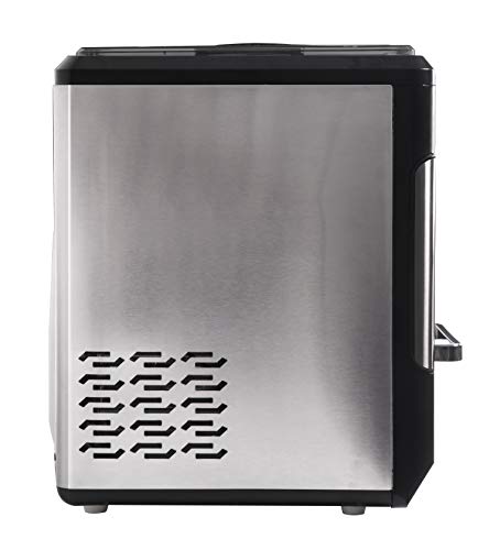 Frigidaire EFIC235-AMZ Countertop Crunchy Chewable Nugget Ice Maker, 44lbs per day, Self Cleaning Function