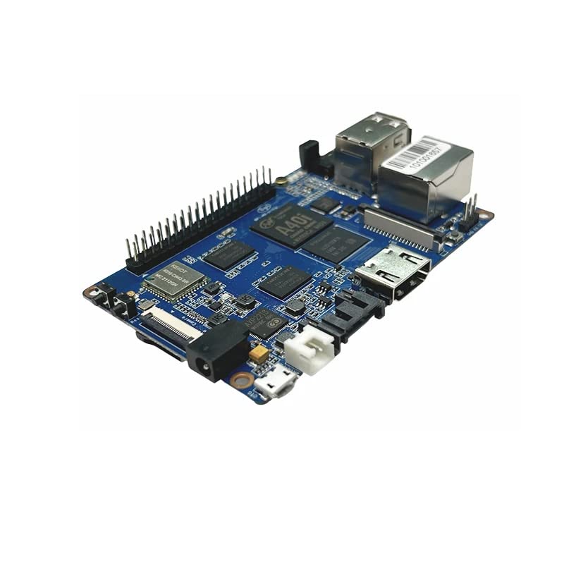 Generic Banana Pi BPI-M2 Ultra Allwinner A40i Quad Core 2GB DDR3 8GB eMMC with Onboard WiFi BT4.0 Support SATA MIPI DSI CSI Single Board