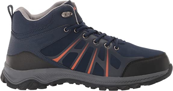 Eddie Bauer Summit Mid Ankle Hiking Boots | Water Resistant, Multi-Terrain Lugs Reinforced & Sturdy Design Rubber Traction Outsole Cradled Footbed