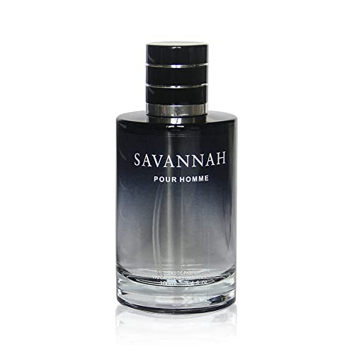 Hybrid & Company SAVANNAH Cologne for Men Eau De Toilette Natural Spray Masculine Scent 3.4 Fl Oz