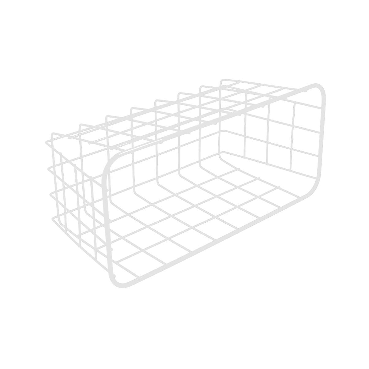 Hemoton Wire Storage Basket Metal Hanging Basket Door Baskets Organizer Black Hanging Shelves Cabinet Storage Basket Wire Baskets Organizing Black Baskets White Barbed Wire Wall-mounted