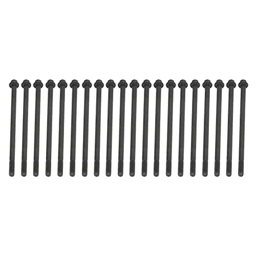 Flange Bolt Fastener, Carbon Steel Wide Application 20pcs Clear Thread Hex Flange Bolt for Machine