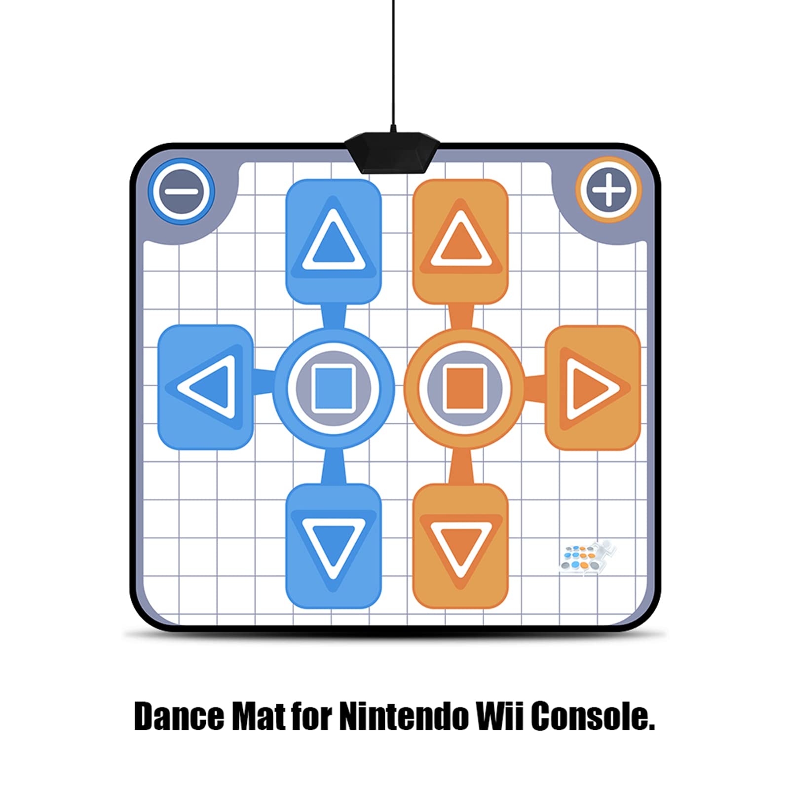 FAIHTS Double Non-Slip Dance mat for Console Games