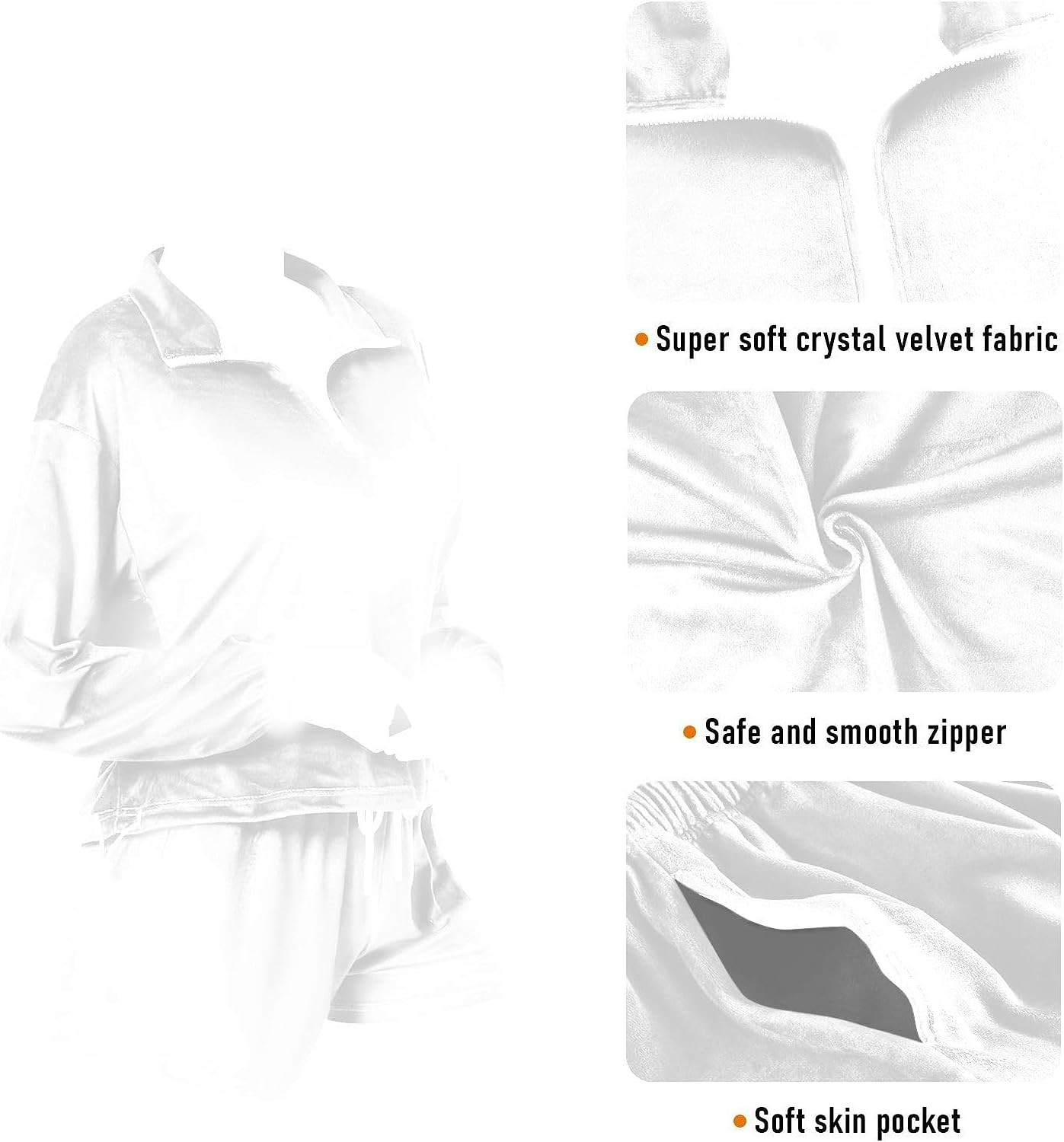Kigai Cartoon Frogs Dragonflies Jogging Suits for Women Lounge Cozy Long Sleeve Half Zip Lapel Collar Sweatsuit Set,L