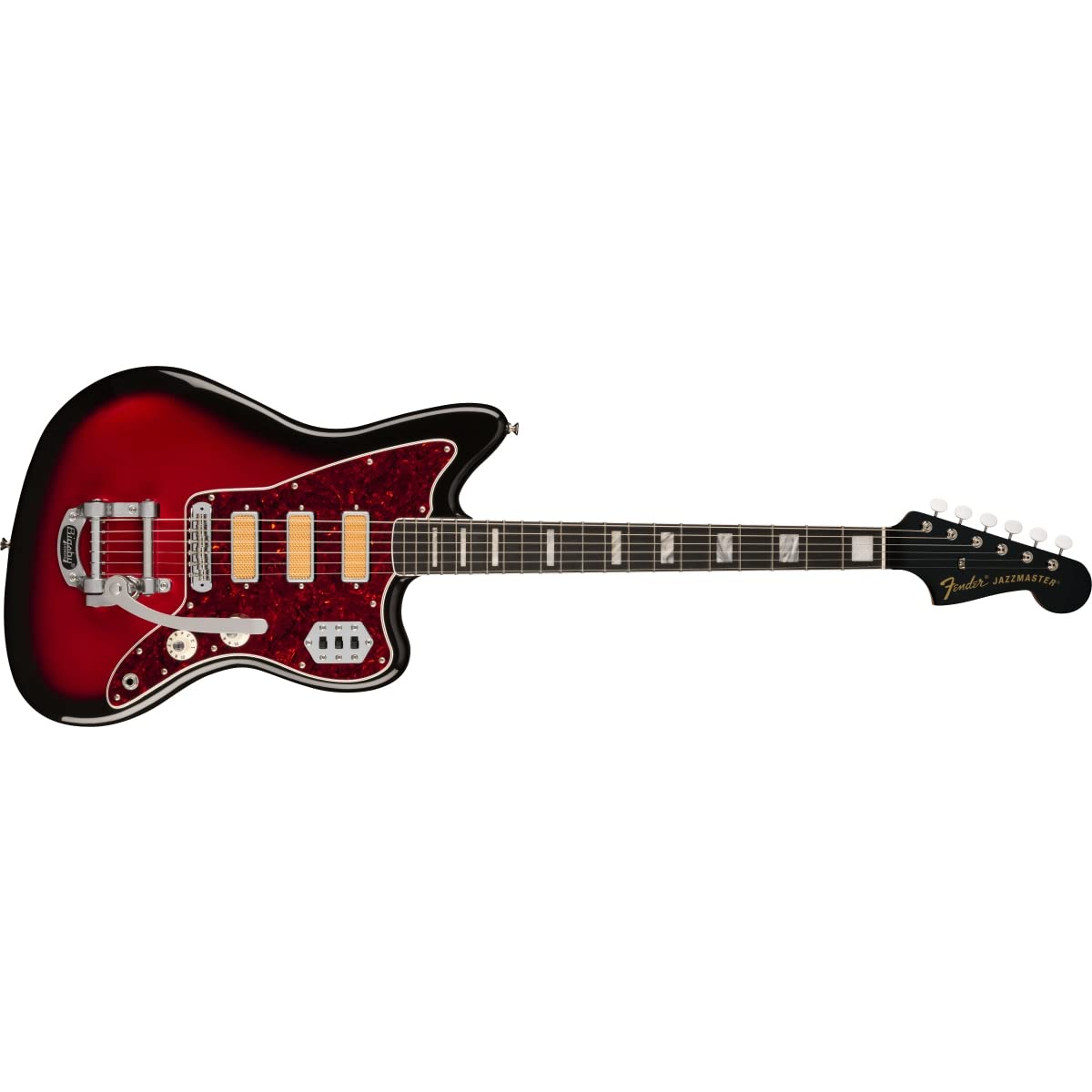 Fender Gold Foil Jazzmaster Electric Guitar - Candy Apple Burst