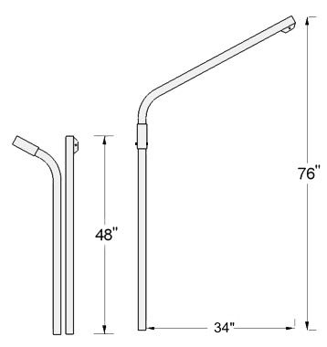 Discovery Bay Marine Gear Standard Duty Schedule 40 Crab Pot Puller Davit Package