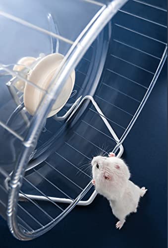 VEDEM Hamster Exercise Wheel Super-Silent Spinner Syrian Hamster Running Wheels with Stand for Hamsters Gerbils Mice Or Other Small Animals (Medium)