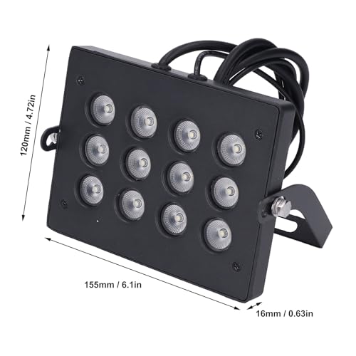 Natudeco LED Parking Lot Light Adjustable Lighting Angle Parking Lot Lamp Light Sensing Function Parking Lot Barrier Light for Roadways Driveways