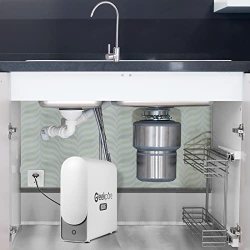Geekpure 800 GPD Reverse Osmosis Drinking Water Filtration System with Twist Filters-Tankless-Fast Flow-2:1 Pure to Drain