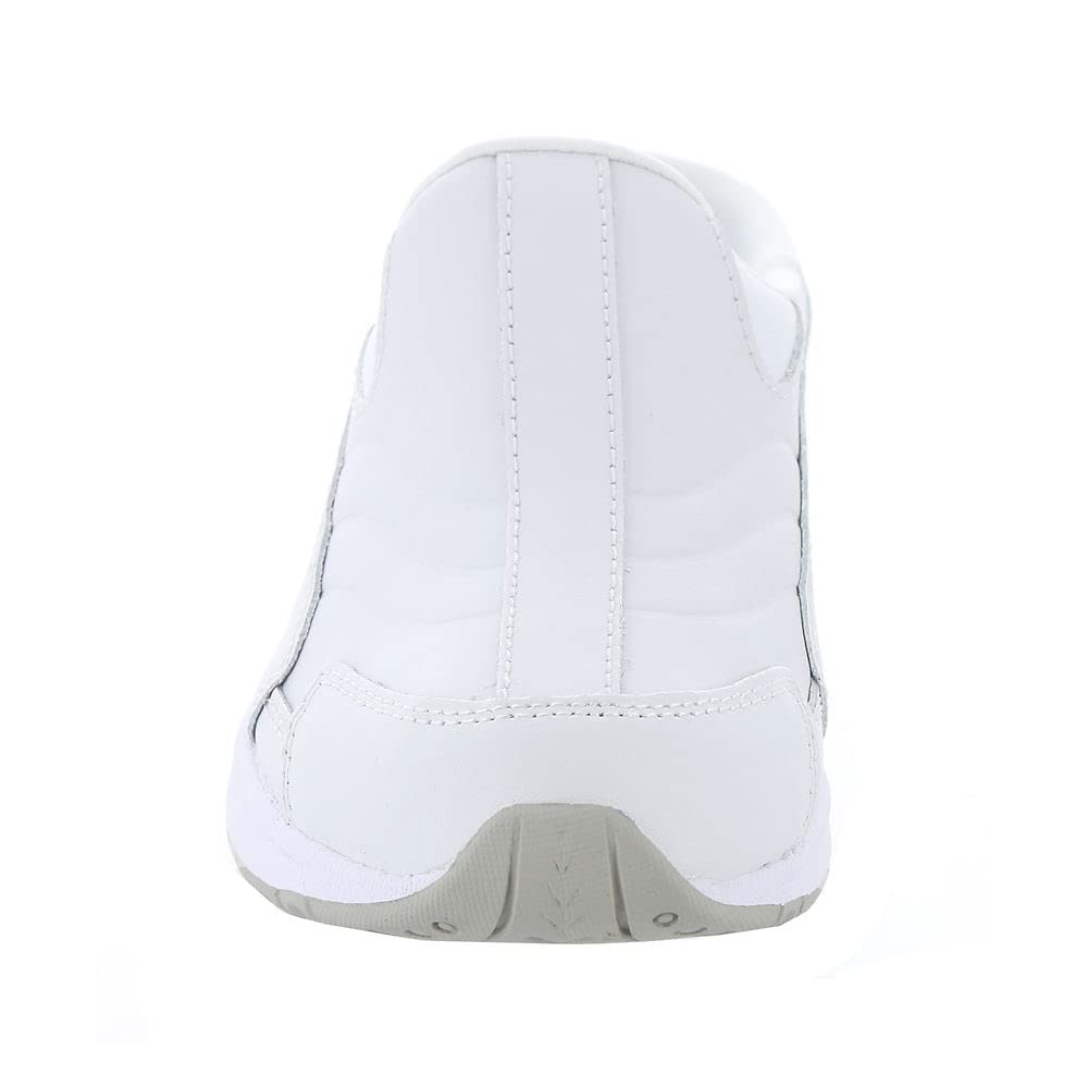 Easy Spirit Women's Tourguide Mule, White Leather, 7.5 Medium