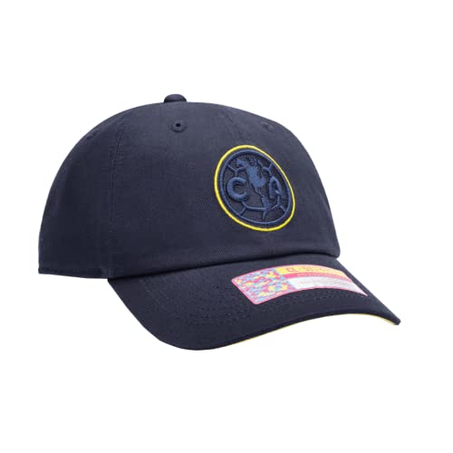 Fan Ink Club America 'Eclipse Classic' Limited Edition Adjustable Classic Style Hat/Cap Navy Blue