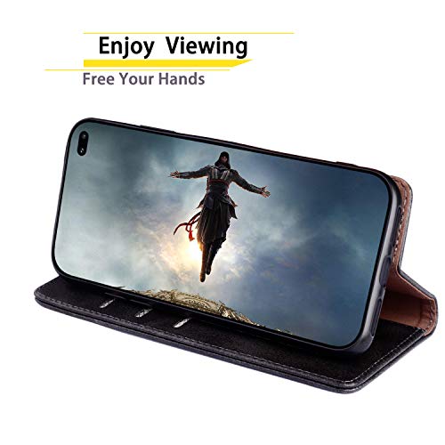 SUANPOT for Samsung Galaxy S10+ /S10 Plus 6.4 (Not Fit S10,S10e) Leather Wallet case for Men with RFID Blocking Credit Card Holder, Flip Folio Book Cell Phone Cover Shockproof case Pocket 2018 Black