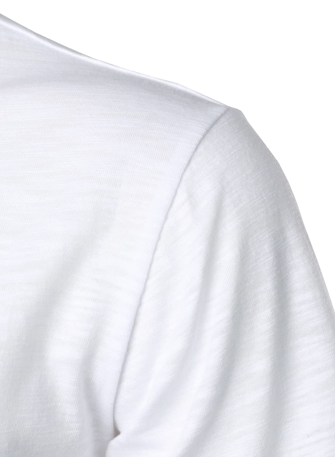 FANARCHER Men’s T-Shirts Athletic Short Sleeve Tee Shirts Gym Workout Cotton Tops White