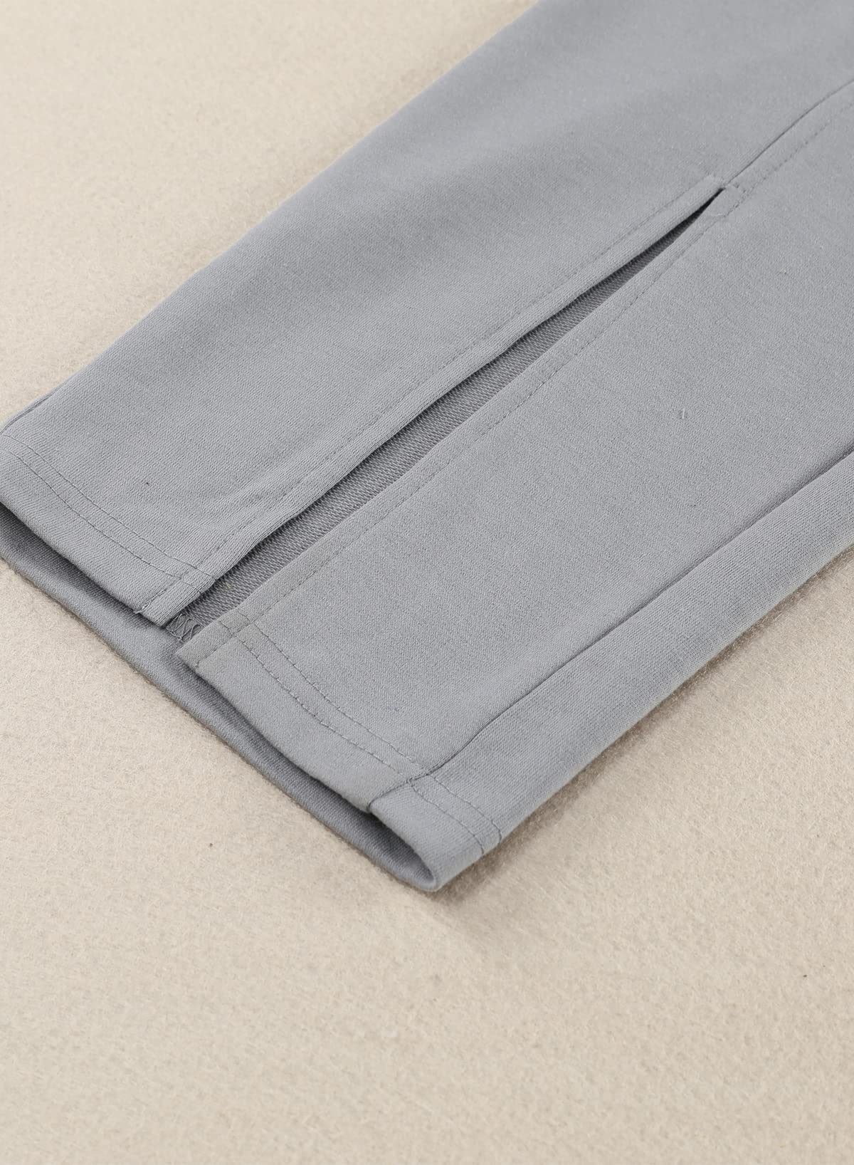 Eytino Womens Plus Size Comfy Lounge Pants Active Yoga Sweatpants Stretchy Jogger Workout Pants with Pockets,2X Gray