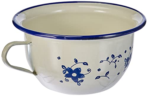 IBILI - 919322 - Sena Chamber Pot,White/Blue, 22 Cm