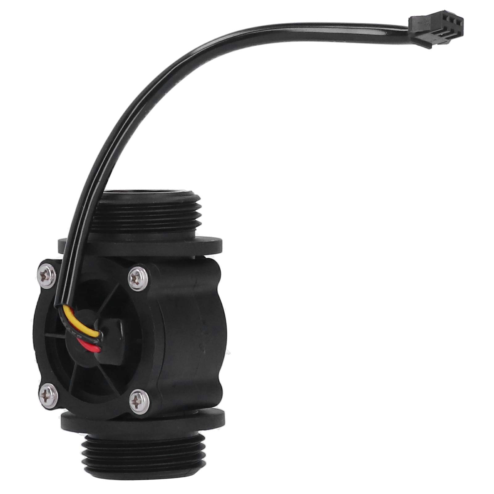 Hall Flowmeter, Water Flow Meter Black for Water Heaters