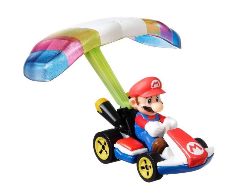 Hot Wheels Mario Kart 8 Vehicle Race Car Character Kart Glider Collector Set