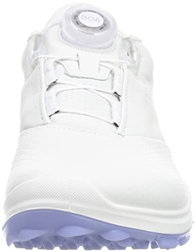 ECCO Women's Biom Hybrid 3 BOA Hydromax Water Resistant Golf Shoe, White, 8-8.5