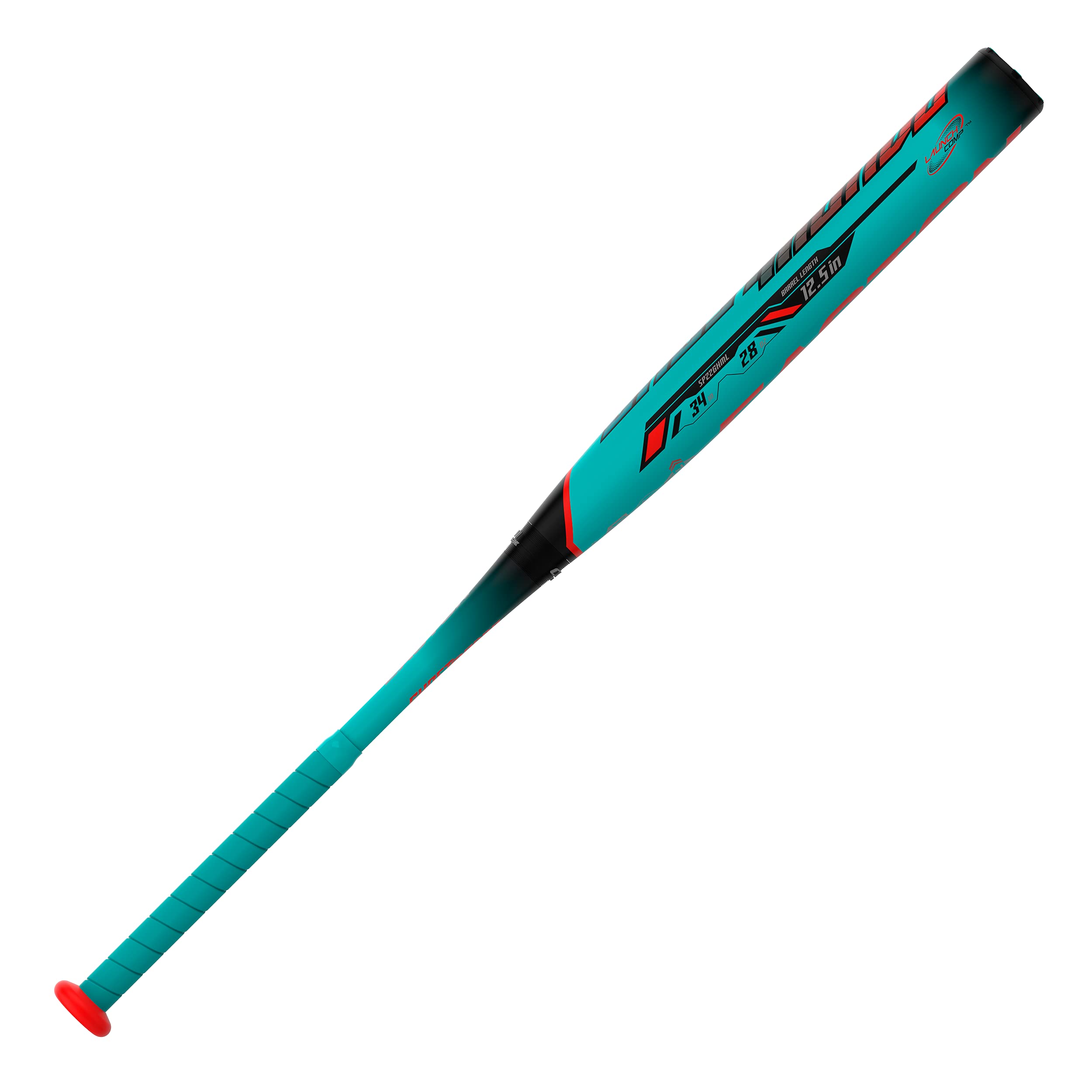 Easton GHOSTMONDO Slowpitch Softball Bat, End Loaded, 12.5 in Barrel, ASA/USA, & WBSC, 34in x 26oz