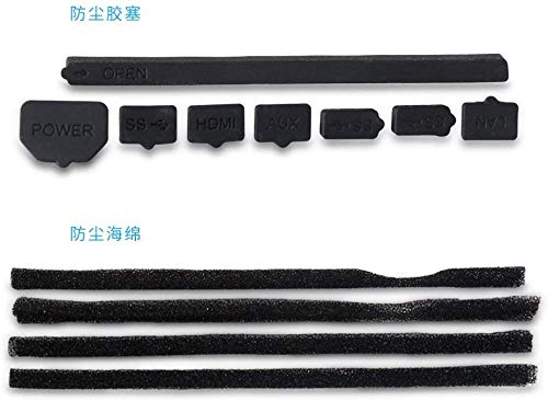 Dobe PS4 Pro Dust Proof Pack Kits - 2-in-1 Dust Proof Dust Protector Prevention Cover Case Mesh Jack Stopper Pack Kits for Comfortable with Sony Playstation 4 Pro Gaming Console [Playstation 4 Pro]