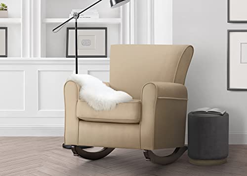 Delta Children Lancaster Rocking Chair Featuring Live Smart Fabric, Sisal