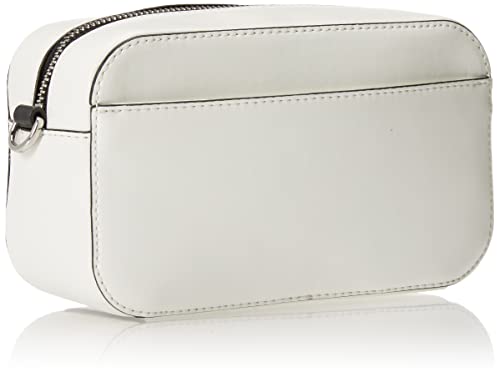DKNY Women's Soft Crossbody Tilly Mini Camera cross body handbags, White/Silver, Small US