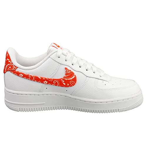 Nike Womens Air Force 1 Low DJ9942 102 Orange Paisley - Size 10W