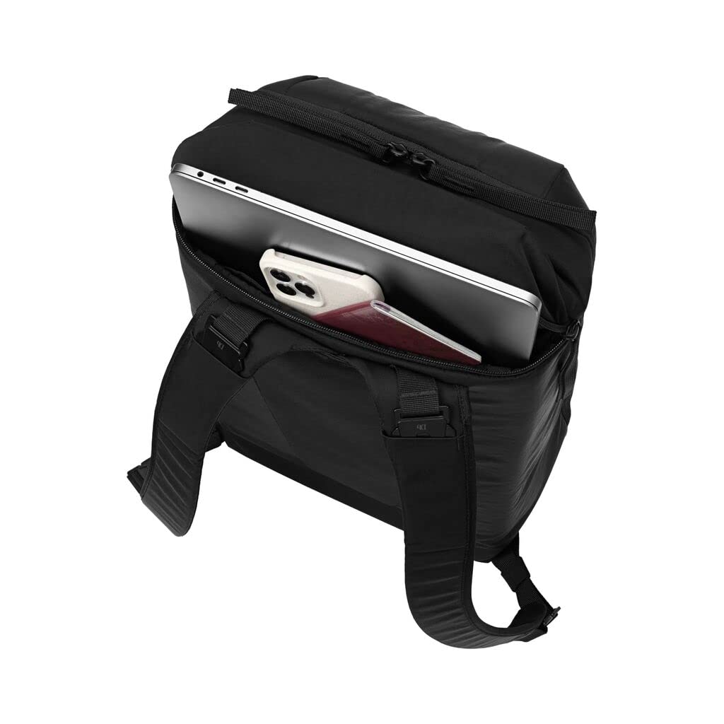 Db Journey Freya Backpack - Durable Travel Backpack for Women with Laptop Compartment for Work & Gym, Luggage Backpack with Roller Bag Hook-Up System, 22L - Black Out