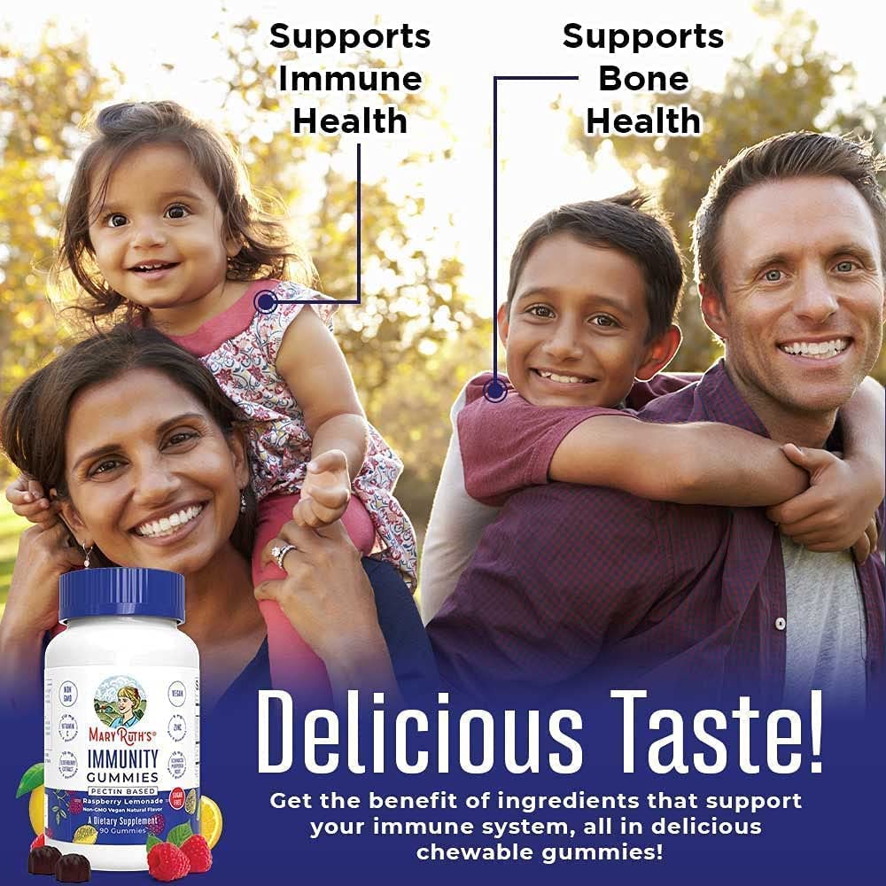 Elderberry Gummies for Immune Support (Sugar Free) & Kids Multivitamin Bundle | Powerful Blend of Zinc, Elderberry, Vitamin C, Vitamin D, and Echinacea for Kids & Adults | Immune Support for Kids