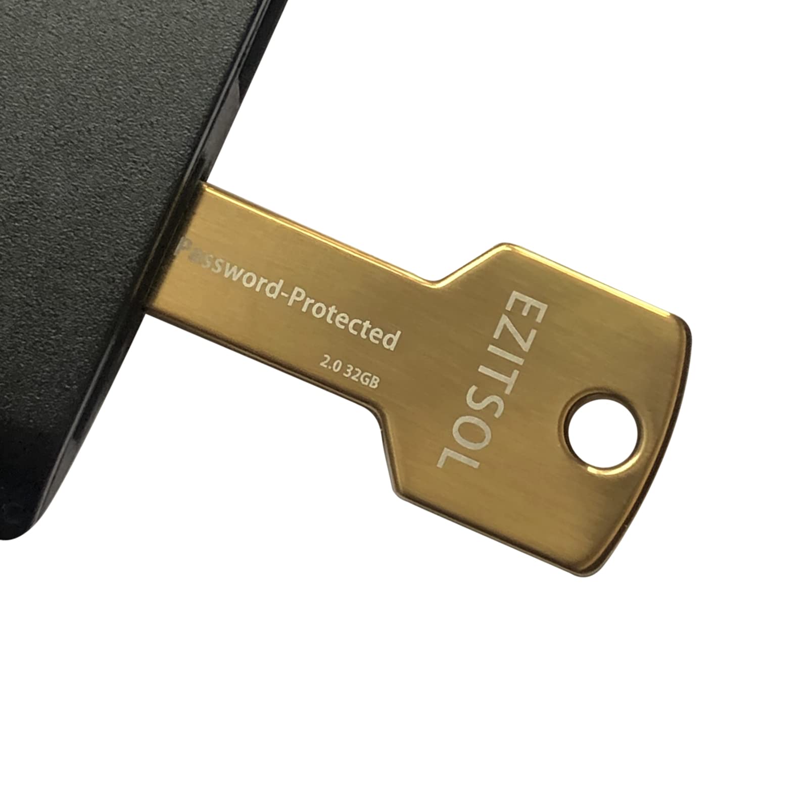 EZITSOL 32GB Password Protected Flash Drive with Login Manager,Compatible with Windows PC, Key USB Flash Drive,Pendrive,Jump Drive,Thumb Drive with Meal Gift Box, Readme Instructions preloaded