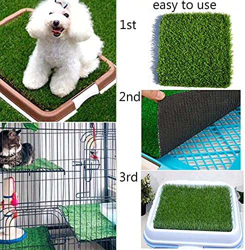 Hamiledyi Chicken Nesting Pads, Artificial Grass Rug Carpet Synthetic Turf Mats Nest Bedding for Chicken Coop Pet Garden Lawn 12"x12" (4PCS)