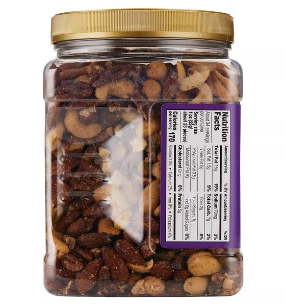 Deluxe Mixed Nuts with Sea Salt 33 Oz.