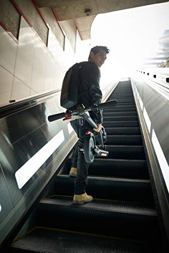 Razor E Prime III Electric Scooter - 18 mph, 15 Mile Range, 8" Pneumatic Front Tire, Foldable, Portable and Extremely Lightweight, Rear Wheel Drive, for Travel and Commuting